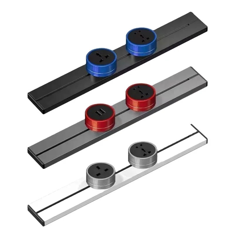 Movable Concealed And Surface Power Track Socket /din Rail Socket With ...