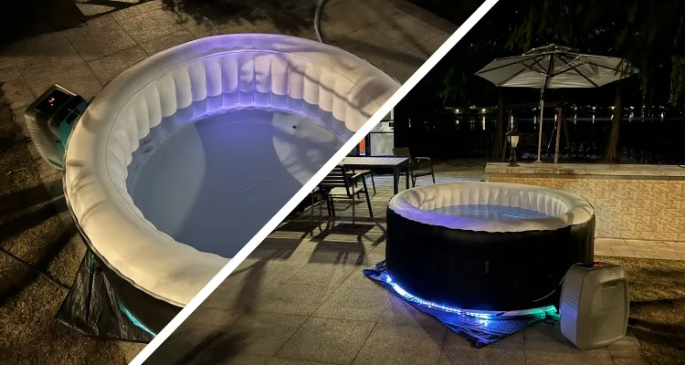 Drop Stitch Pool Jacuzzi Outdoor Spa Jacuzzi Inflable Exterior ...