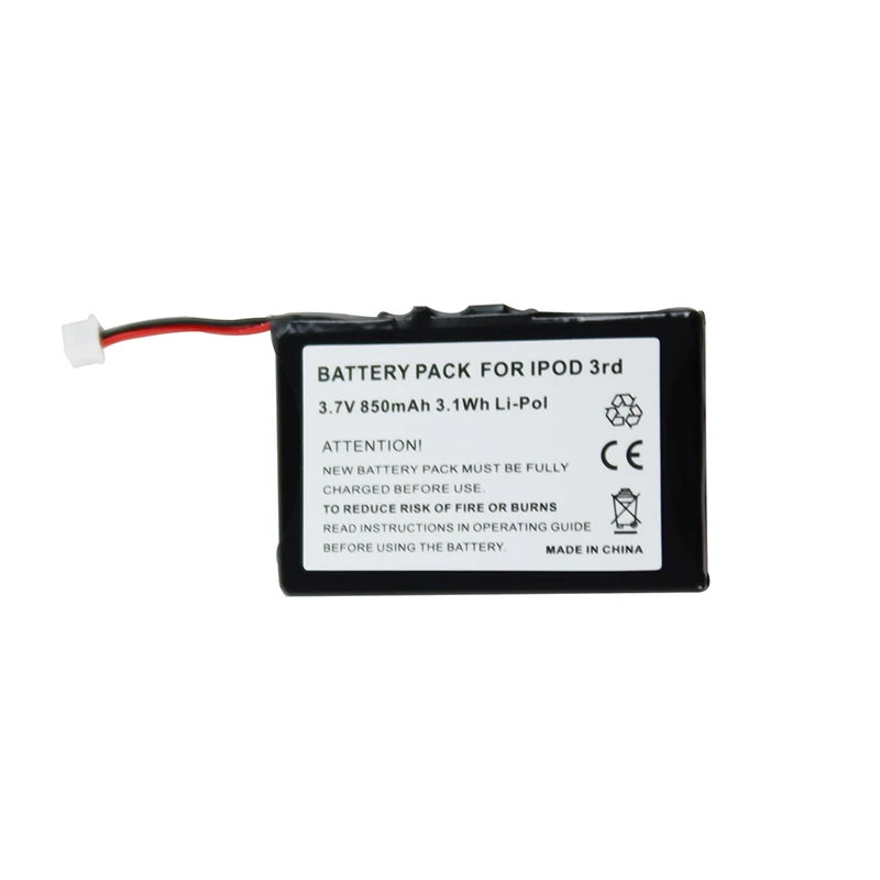 3.7v 800mah Lithium Polymer Replacement 616-0159 E225846 Mp3 Li-ion ...