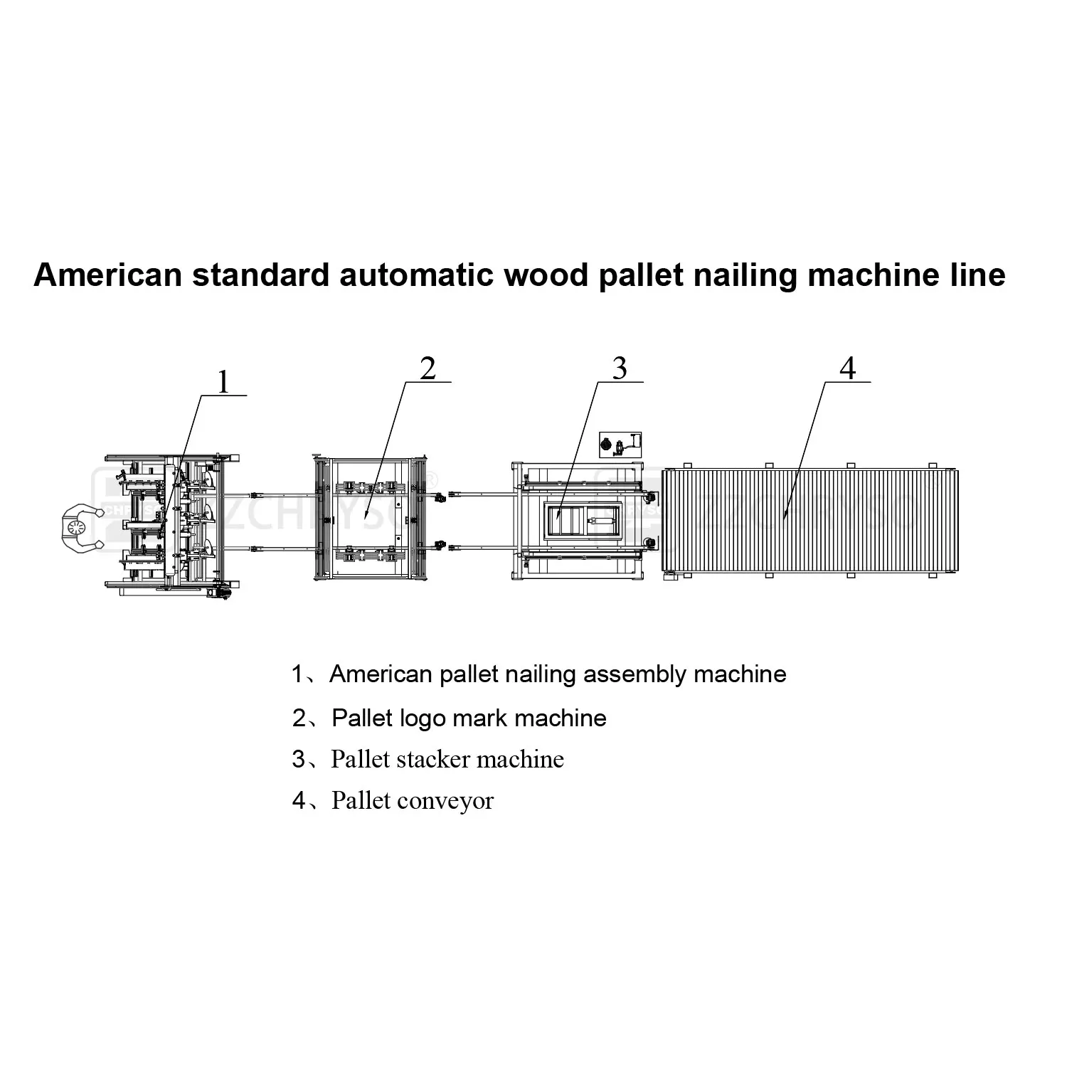 Manual Stringer Pallet Assembling Clamp Assembly Table Wood Pallet ...