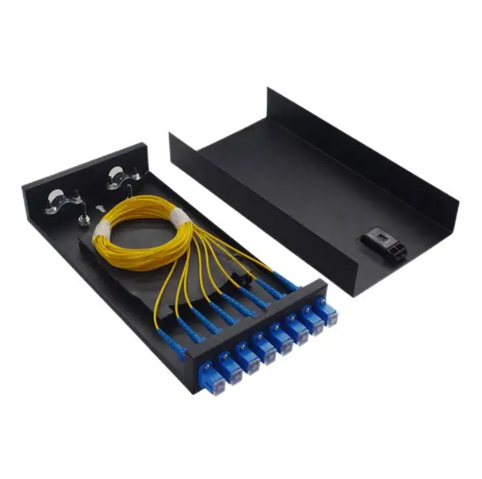 Alibaba.com: Wall Mount Fiber Optic ODF 8 SC Port with Adapter and ...