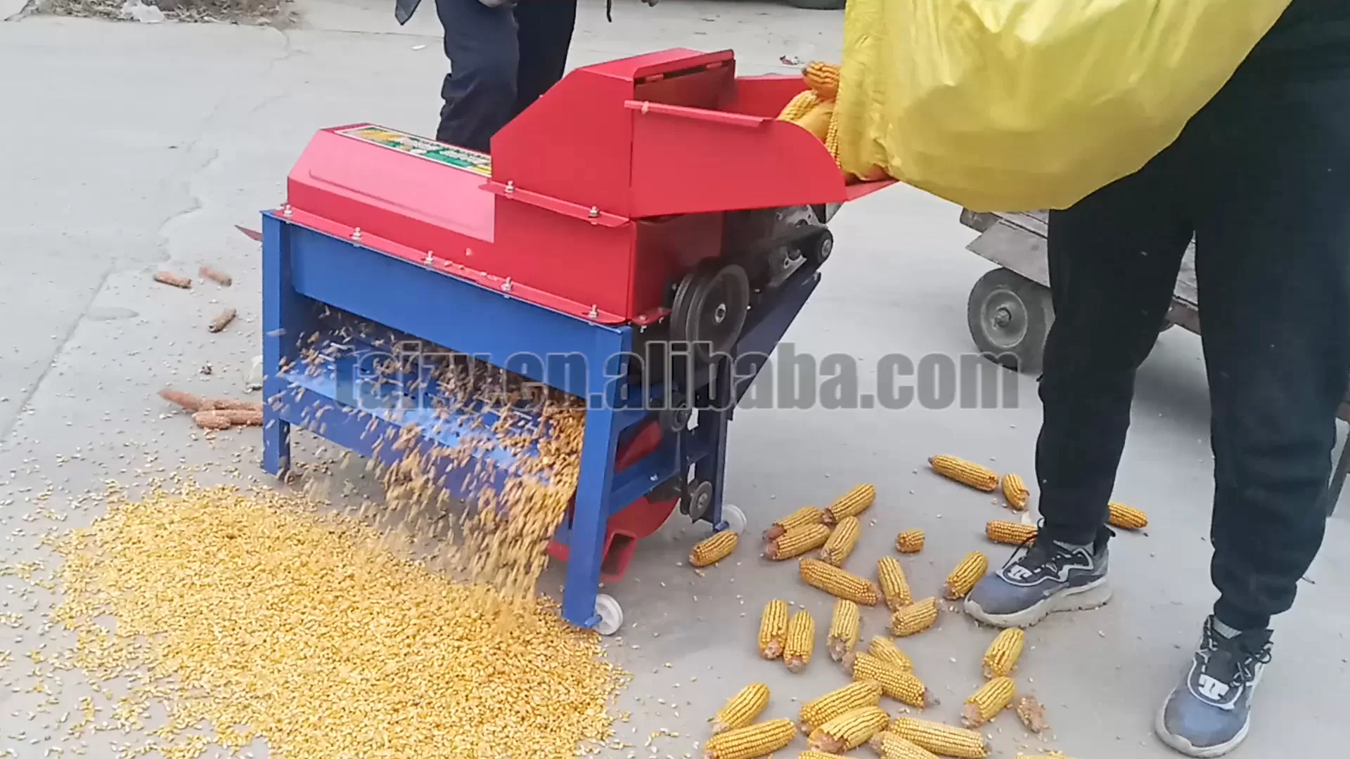2024 High Efficiency Maize Thresher Corn Sheller Machine With Diesel Engine - Buy Corn Thresher ...
