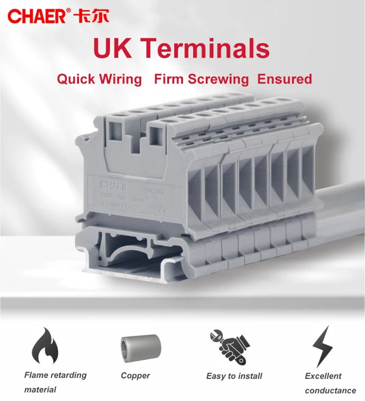 Chaer Electrical Terminal Block Electrical Connector Professional ...
