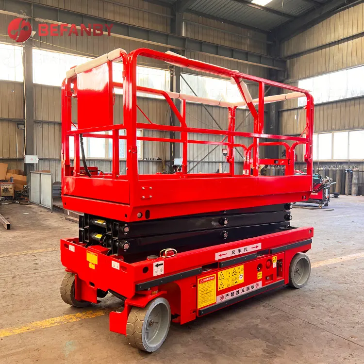Warehouse 600mm Motorized Electric Full Automatic Hydraulic Table Lift ...
