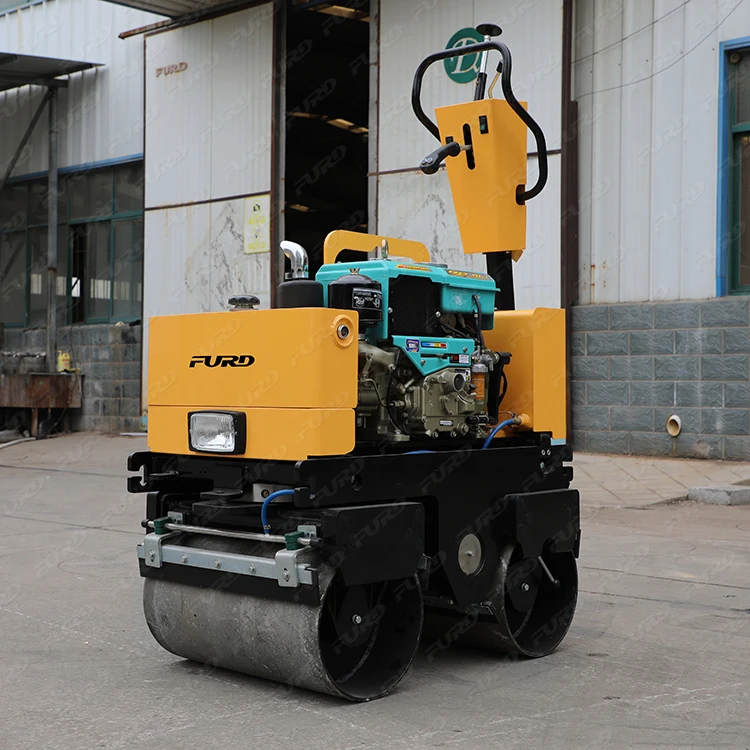 0.8ton Vibratory Roller Compactor Machine Price Mini Road Roller For ...