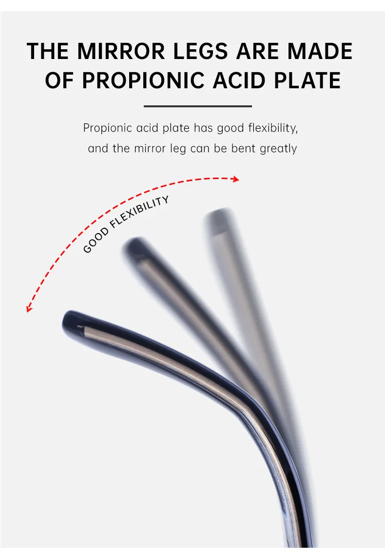 2024 Vintage Propionate Metal Insert Box Sunglasses Men's Wide Mirror ...