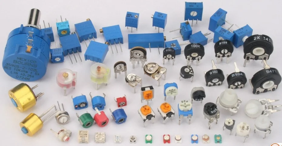 multiturns multi-turn Adjustable ceramic trimmer potentiometer 1K 102 ...