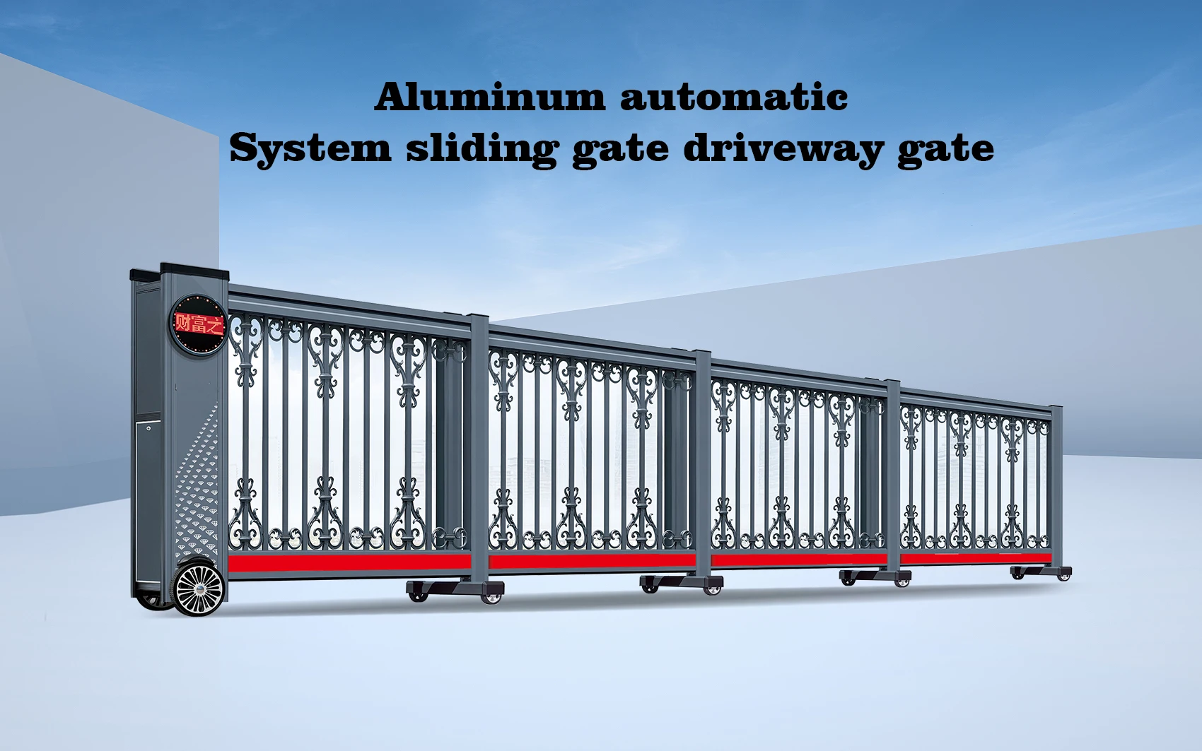 Trackless Telescopic Sliding Gate House Main Driveway Gate - Buy ...