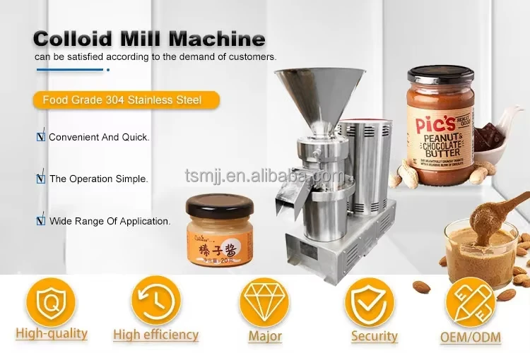 Commercial Nut Peanut Butter Make Machine Colloidal Mayo Ketchup ...