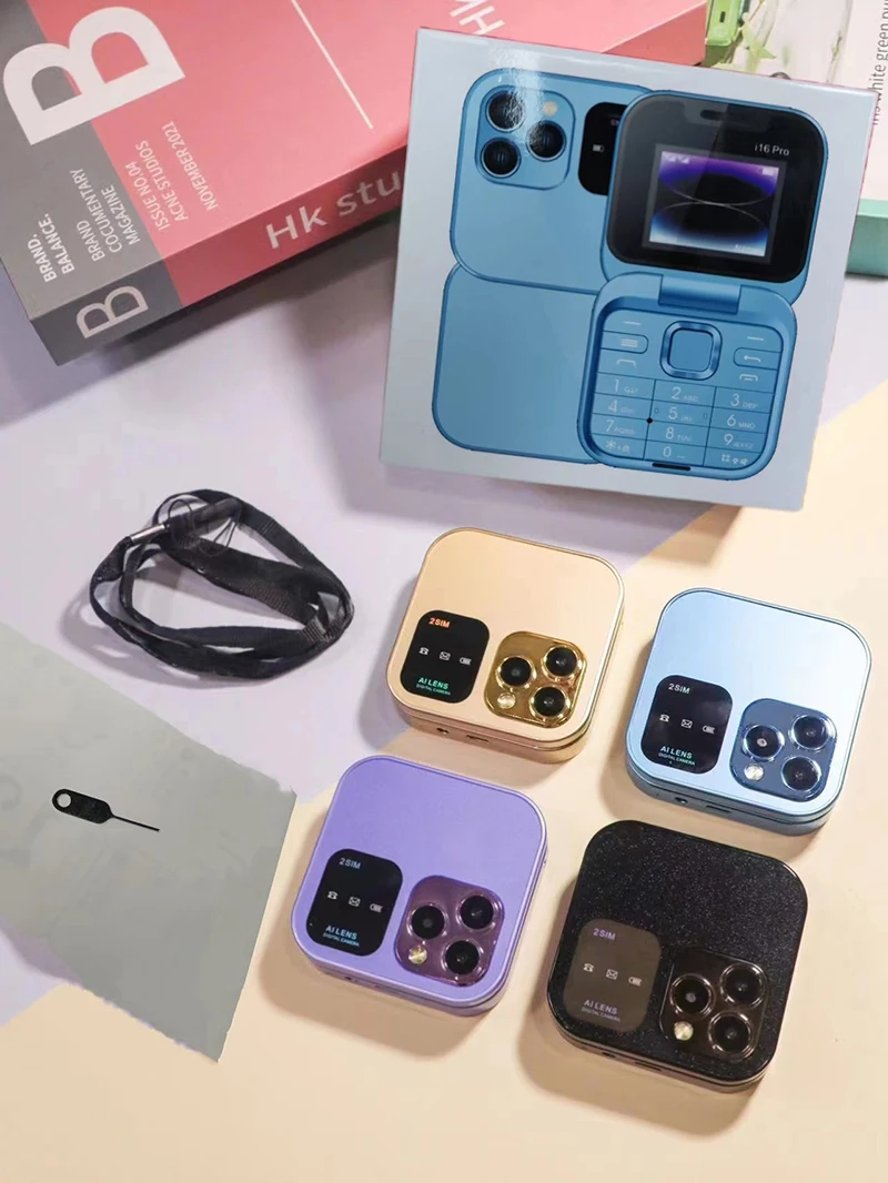 2024 New Design I16 Pro 1.77inch Dual Sim Dual Standby Cheap Price Mini ...