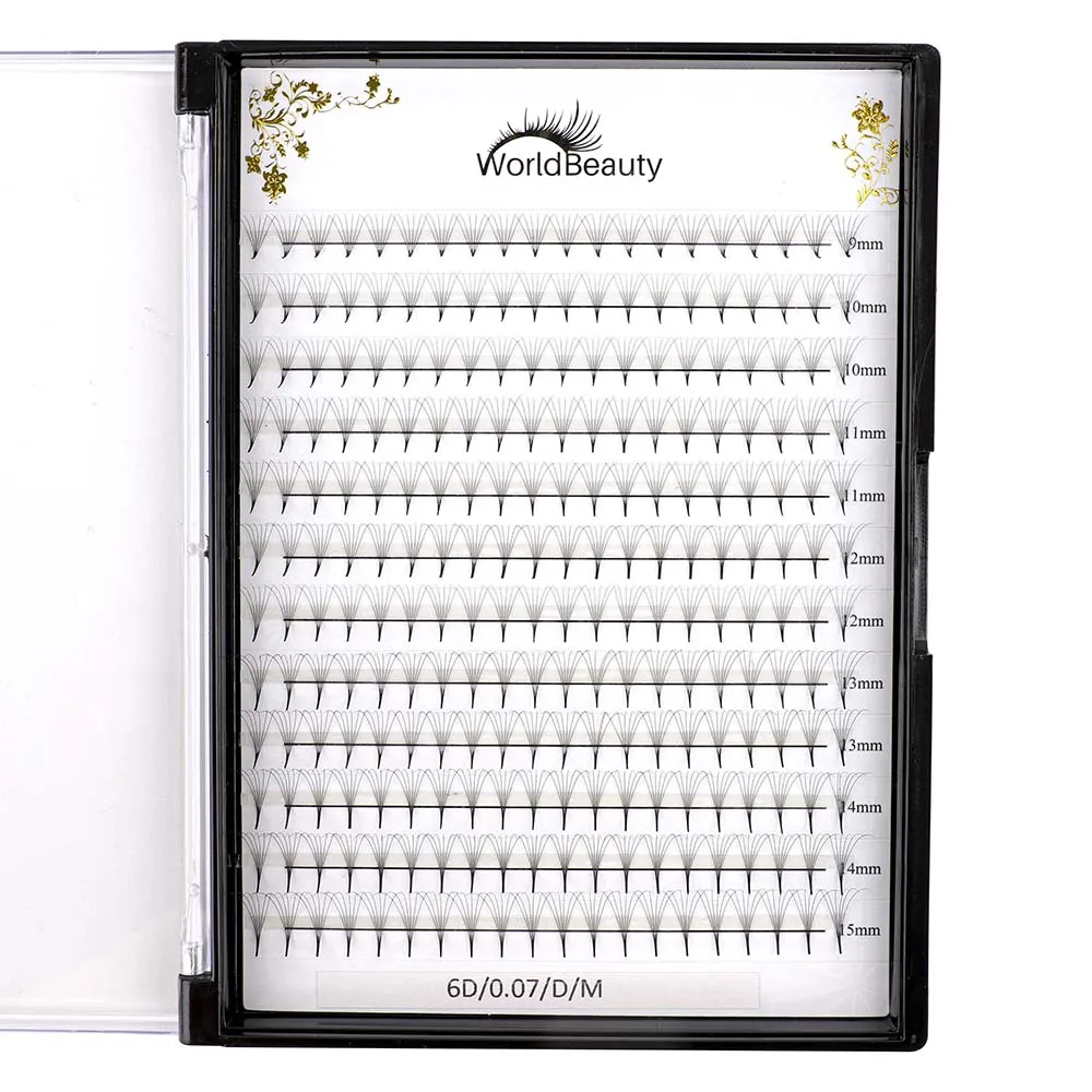 Worldbeauty Premade Volume Fans Eyelash Extensions 2d 3d 4d 5d 6d Pointy Base Natural Black ...