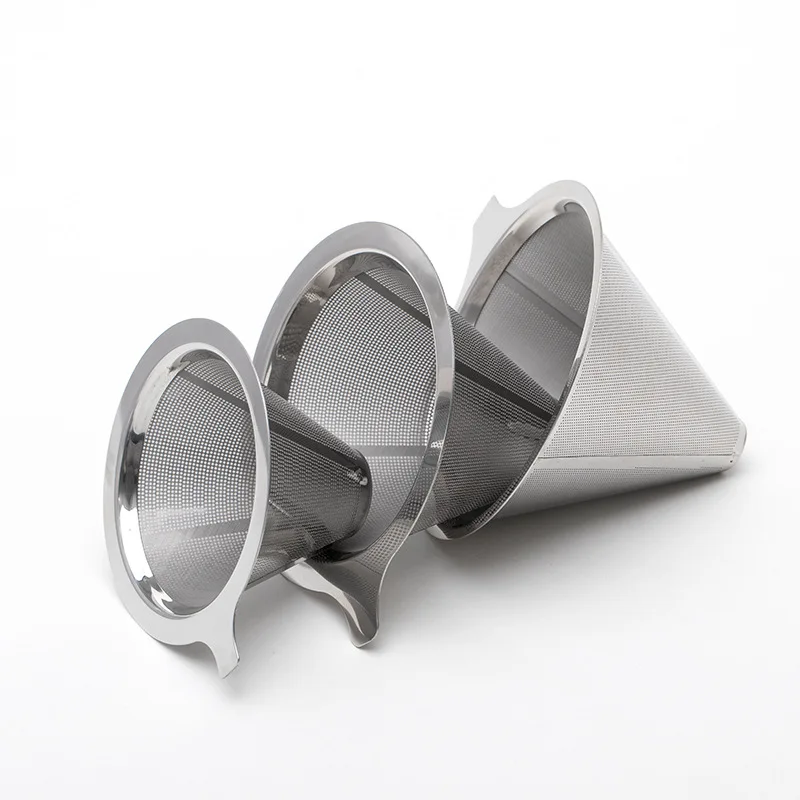 Metal Mesh Coffee Maker Stainless Steel Coffee Filter Coffee Dripper ...