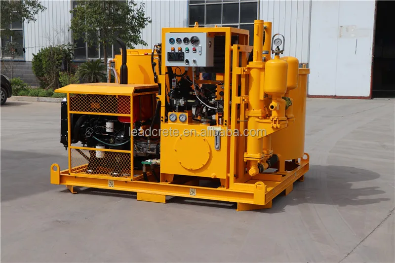 High Pressure Filling Diesel Turbine Grouting Pump Mixing And Agitator ...