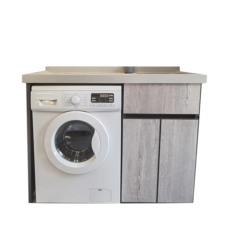 Good Quality Floor Mounted Laundry Vanity Wash Basin Wall Mount Cabinet ...