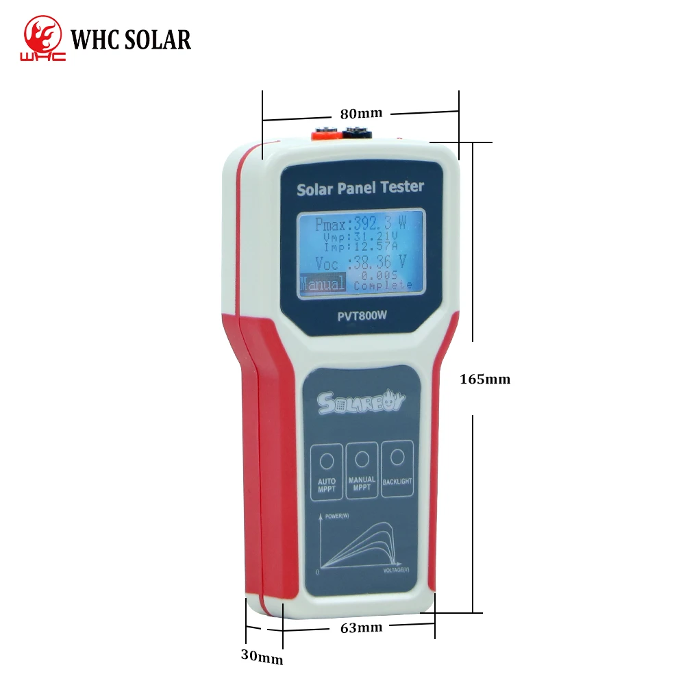 Whc Solar Panel Mppt Tester Multimeter Solar Panel Tester Meter For ...
