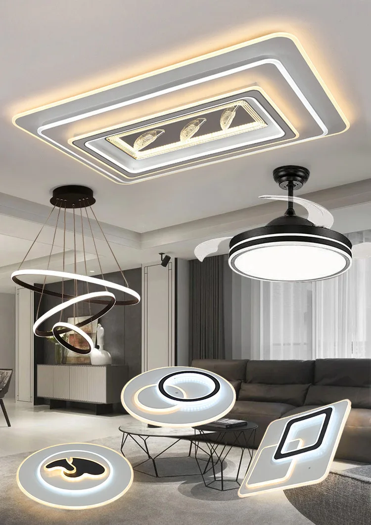 Langxin LED Ceiling Lamp - Elegant & Easy Installation