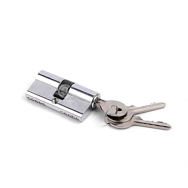 Euro Door Mortise Lock Cylinder Double Open Key Operated With Brass Key ...