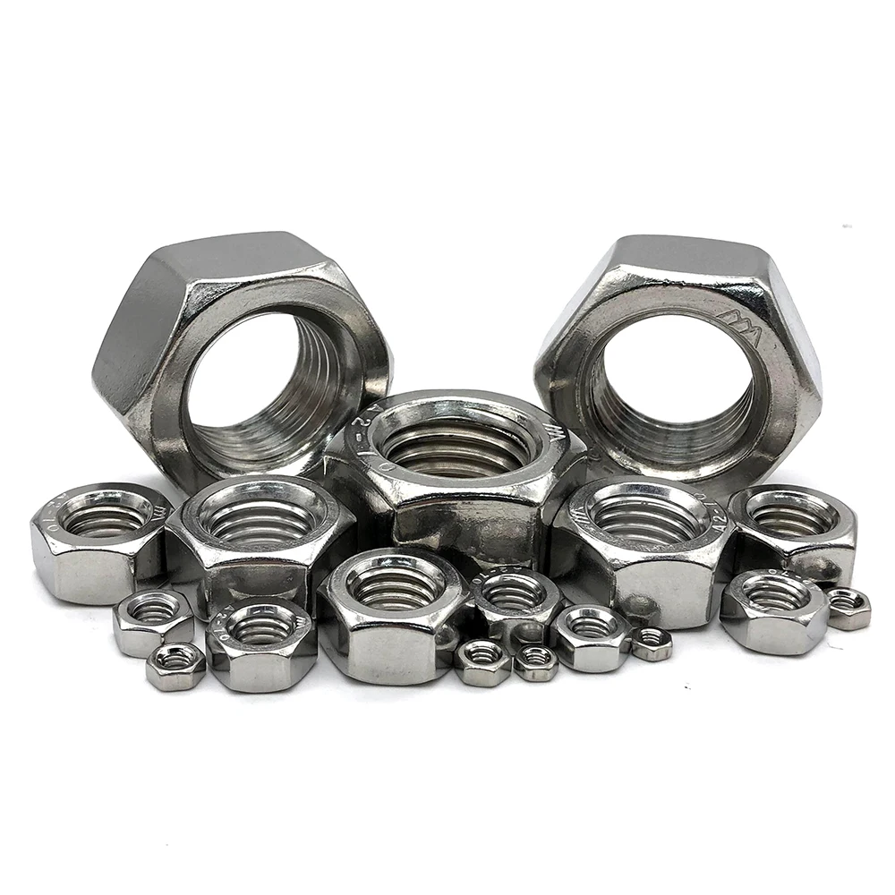 SS Nuts Supplier Stainless Steel 304/316 Din 934 A2-70 A4-70 M14X1 5 ...