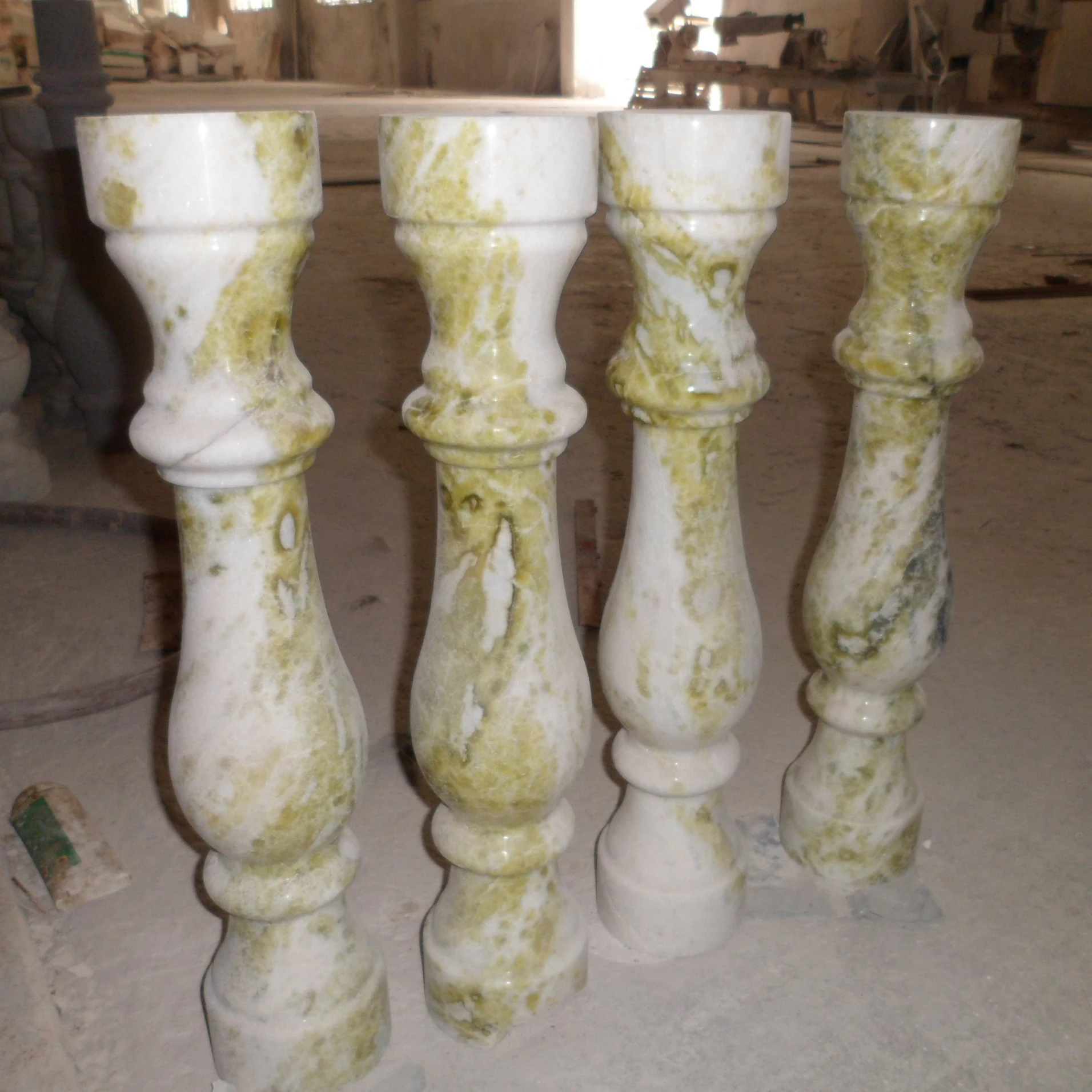 Natural Stone Railing - Durable Granite and Marble Balusters