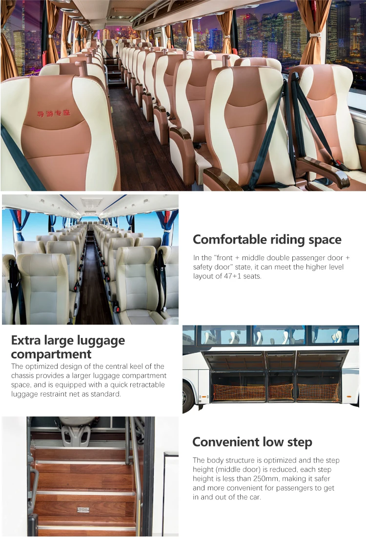 China Luxury coach Bus Price Used coach Bus 24-65 Seats Left Hand Drive ...