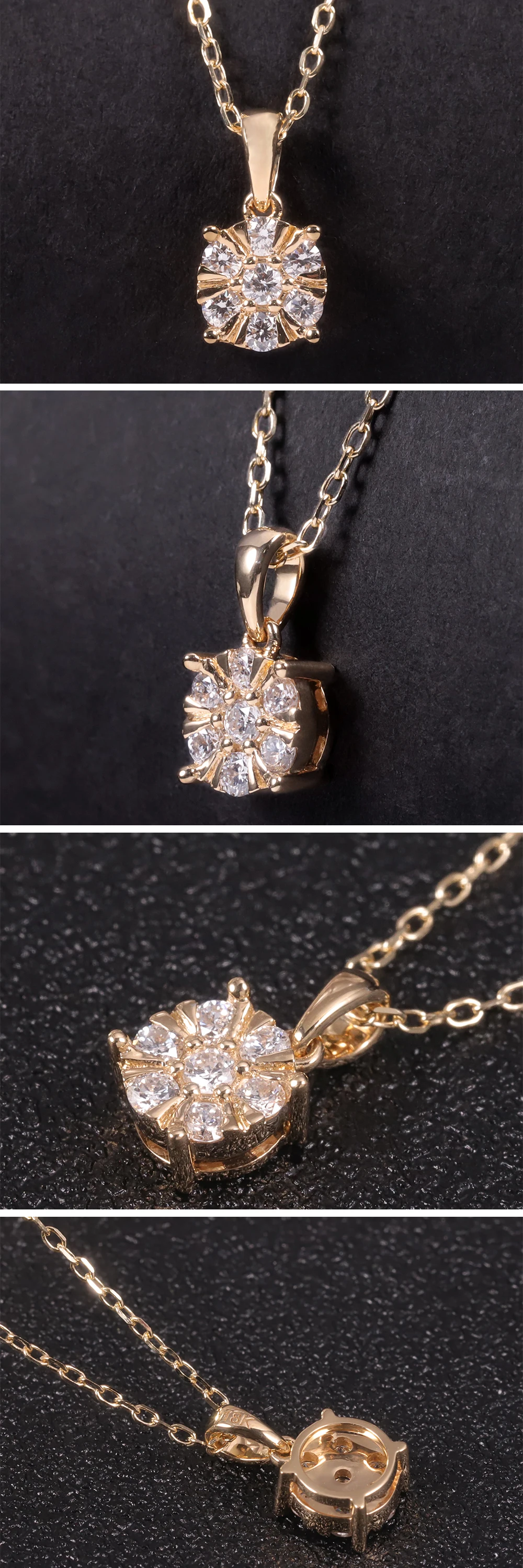 Su205 Abiding Fine Gold Jewelry Cvd/hpht/masonite Diamond 9k 10k 14k ...