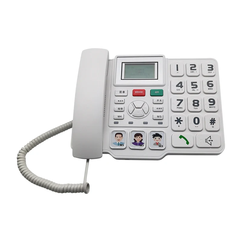 Big Keyboard 4G Fixed Wireless Phone for Seniors - SOS Button