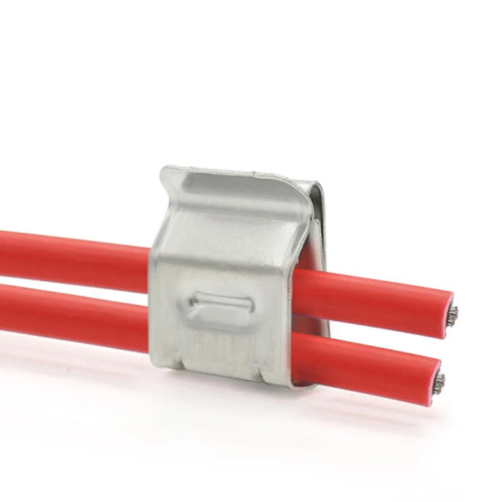 100 Pcs Housing Solar Cable Fixing Wire Clip Photovoltaic Panel ...