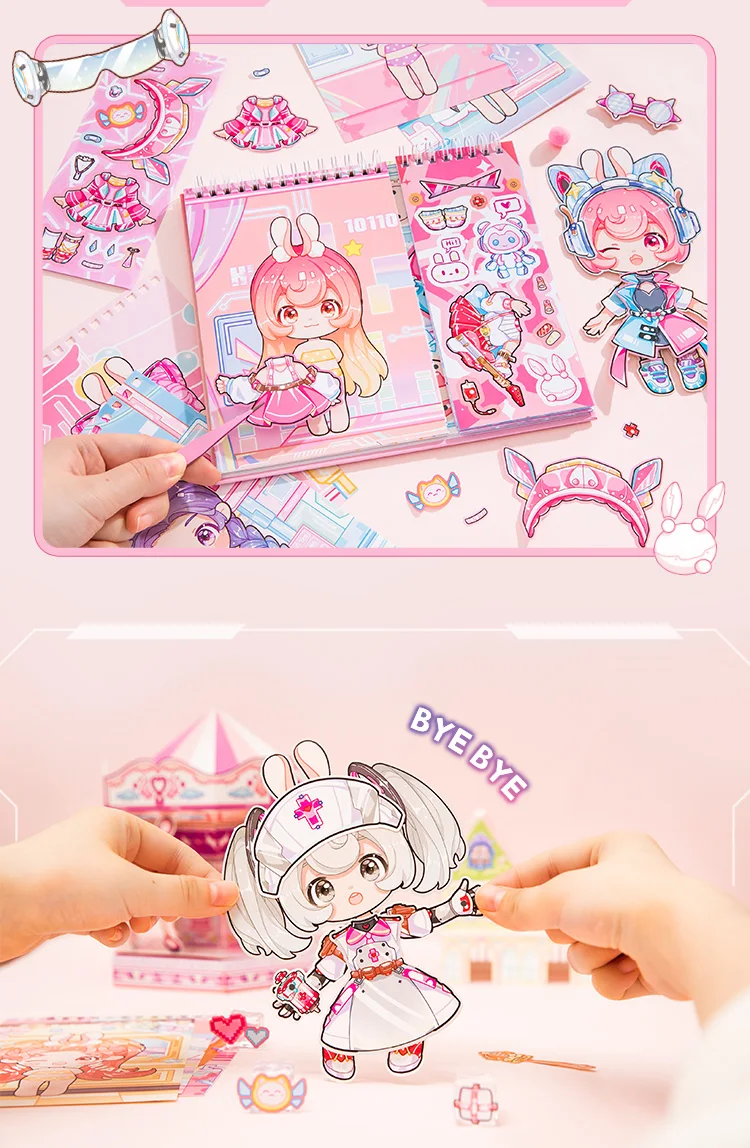 Simno Dress up Sticker Gift Set - Princess DIY Fun