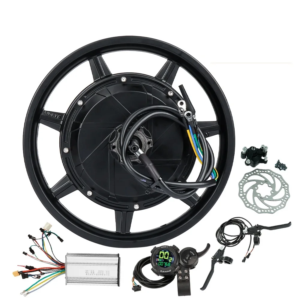 14 Inch 60v 72v 3000w Brushless High Speed Hub Motor Kit
