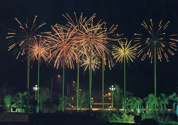 Standard RGB Color Handmade Decorative LED Fireworks Lights