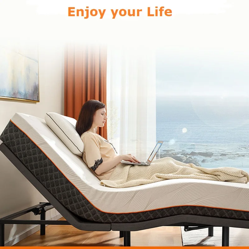 Remote Control Split Smart Foldable Folding Single King Adjustable ...