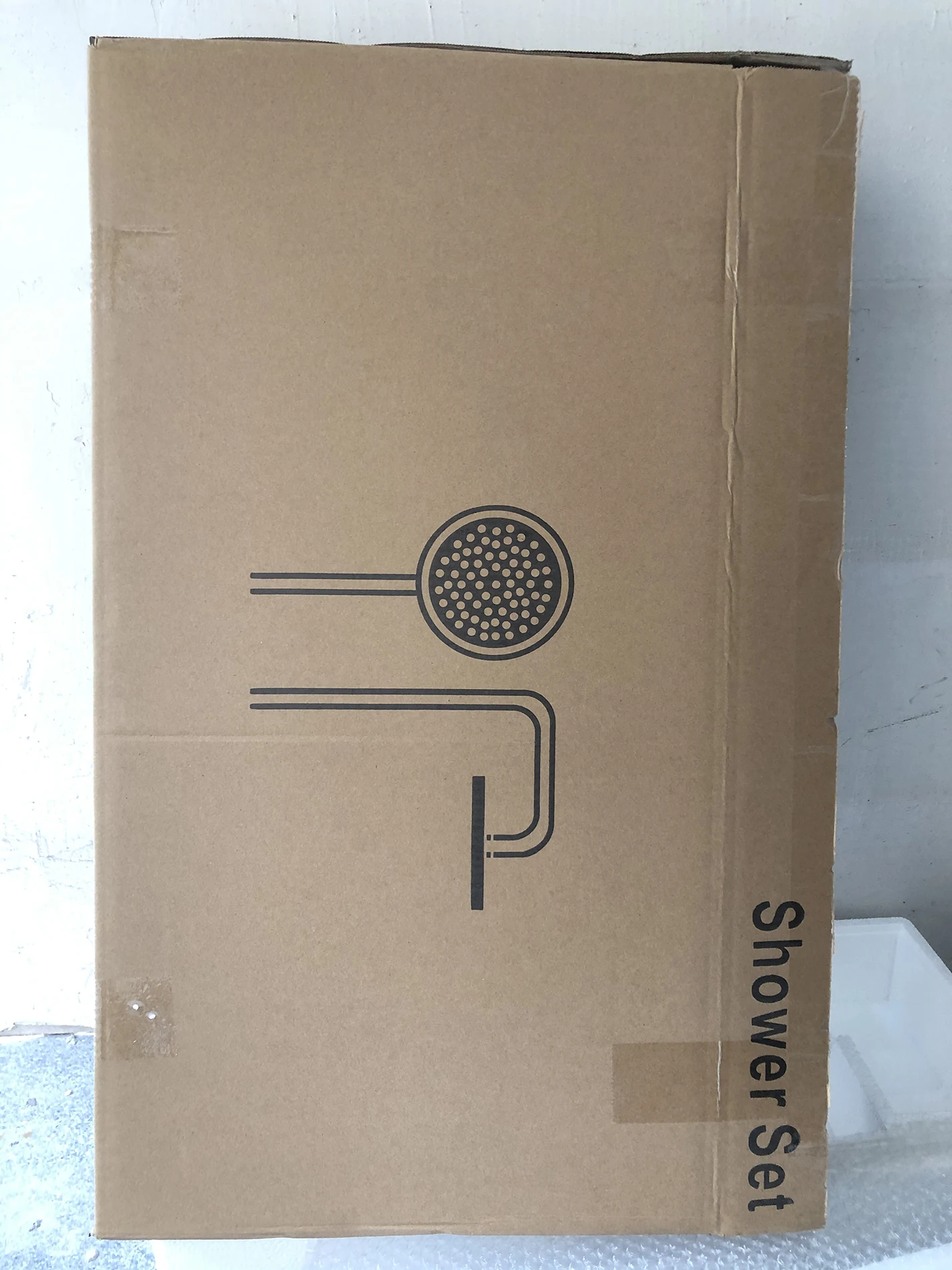 Modern Luxury Brass 4 Function Shower Set With Waterfall Control Knob ...