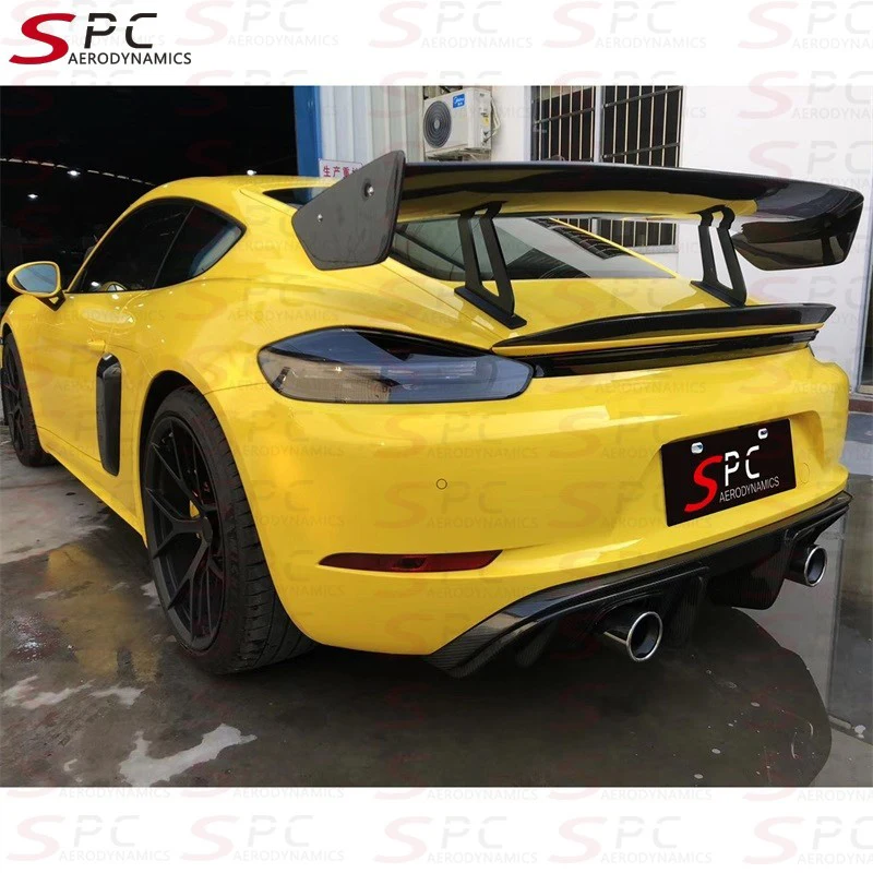 SPC 718 Carbon Fiber Rear Wing for Boxster GT 4 Carbon Fiber Tail Wing ...