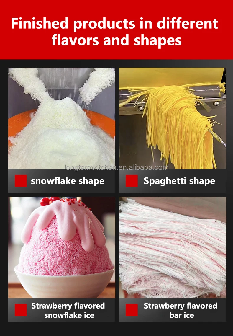 Korean Bingsu Snow Ice Machine - High Speed & Low Energy