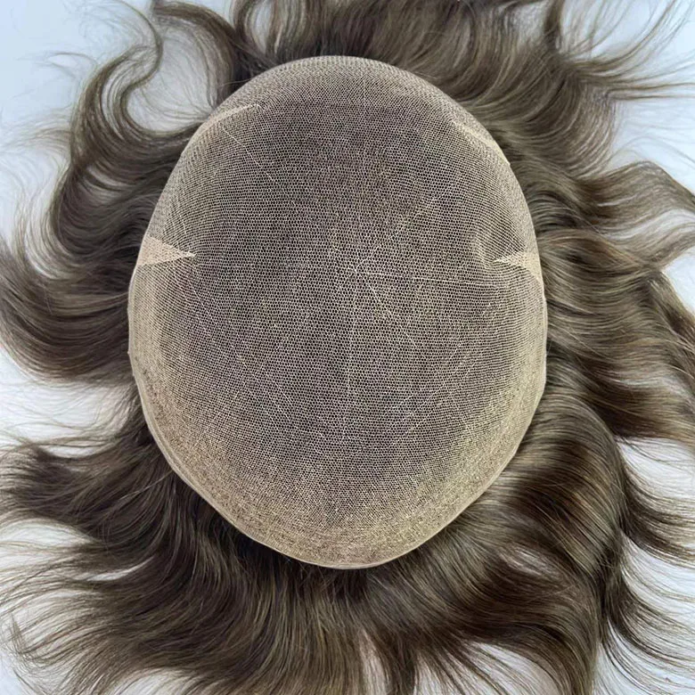 Human Hair Toupee Lace Human Hiar Toupee Natural Wholesale Full Lace 1 Piece Long Hair Wig For ...