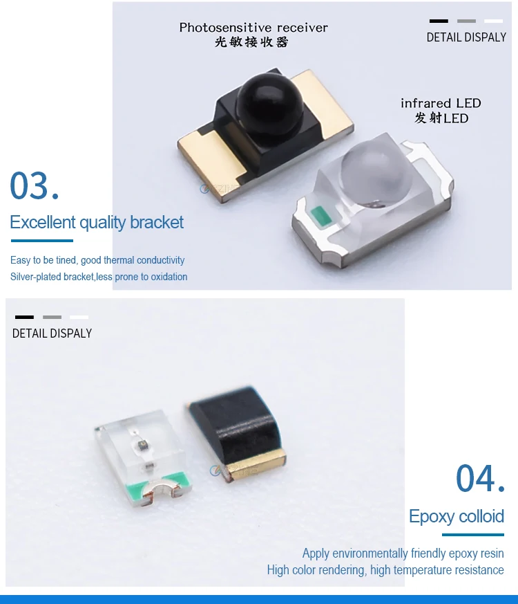 Custom Infrared Transmitter Infrared Receiver 850nm 950 Nm 1450nm 0805 ...