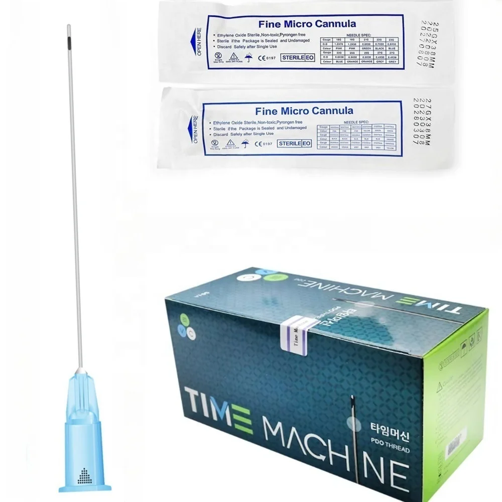 High Toughness Disposable Sterile Microcannula 25g 50mm 70mm Blunt Tip ...
