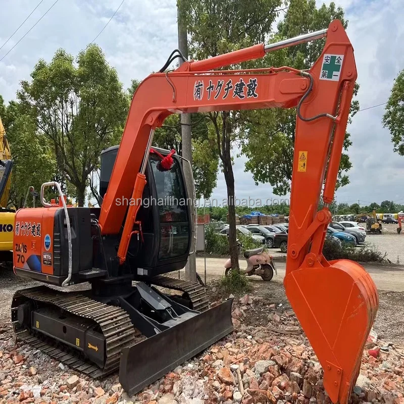 Used Mini Excavator Hitachi Zx70 7ton Second Hand Digger Trators Machine Japan Original Used ...