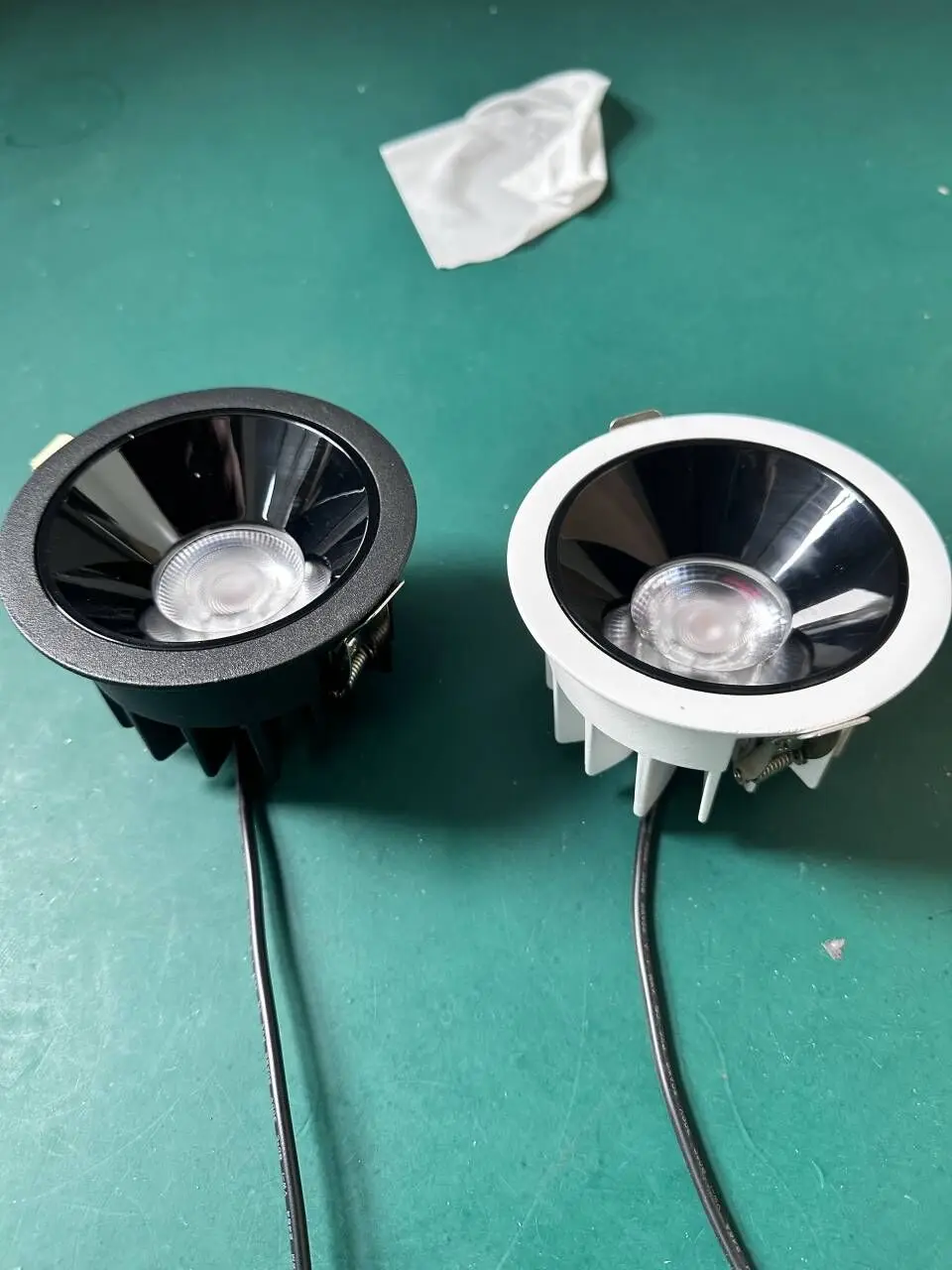 Dynamic Series Modern IP65 Recessed Downlight COB LED Bulbs White/Black ...