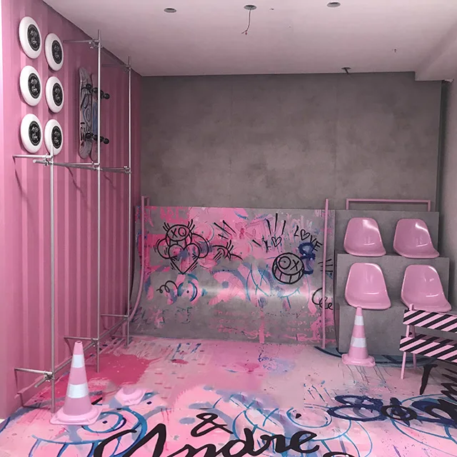 Customize Special Window Display Pop-up Shop Live Scene Props Window ...