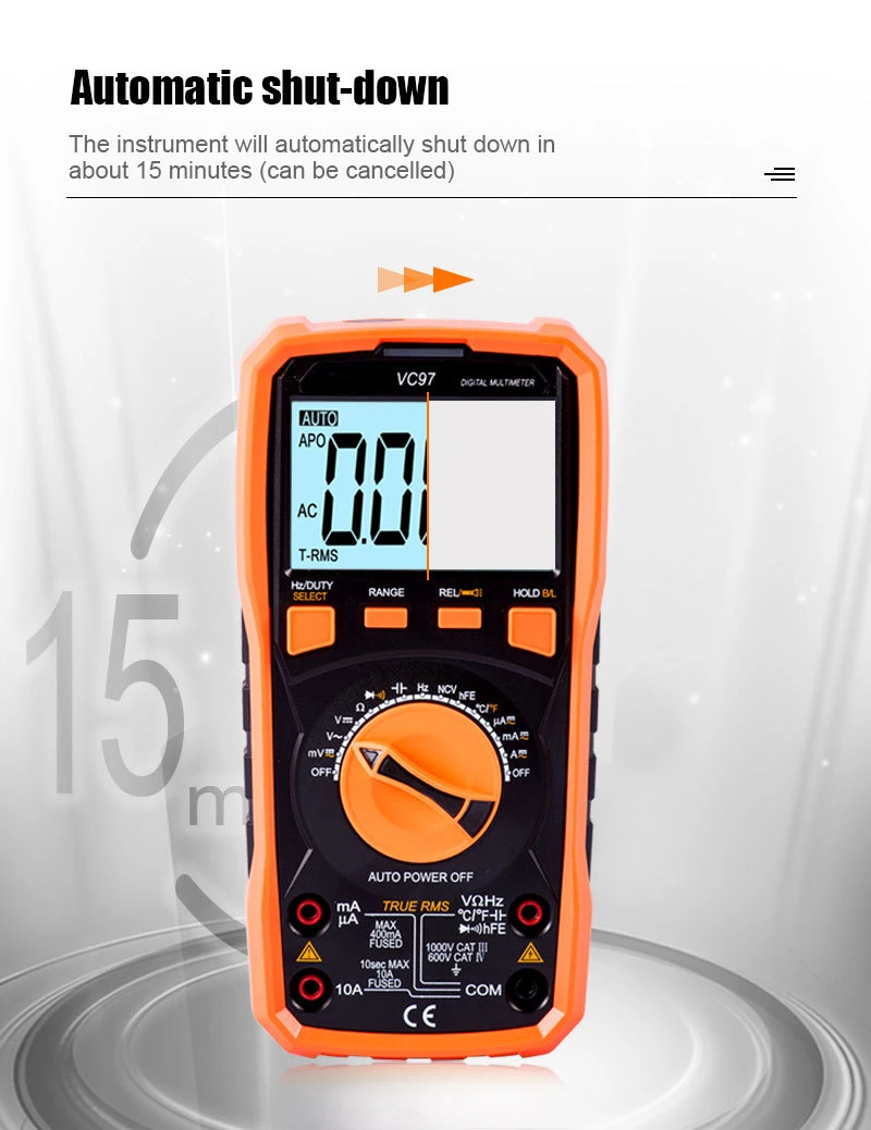 Decca Vc97 Digital Multimeter New Model Auto Range Ac Dc Voltage ...