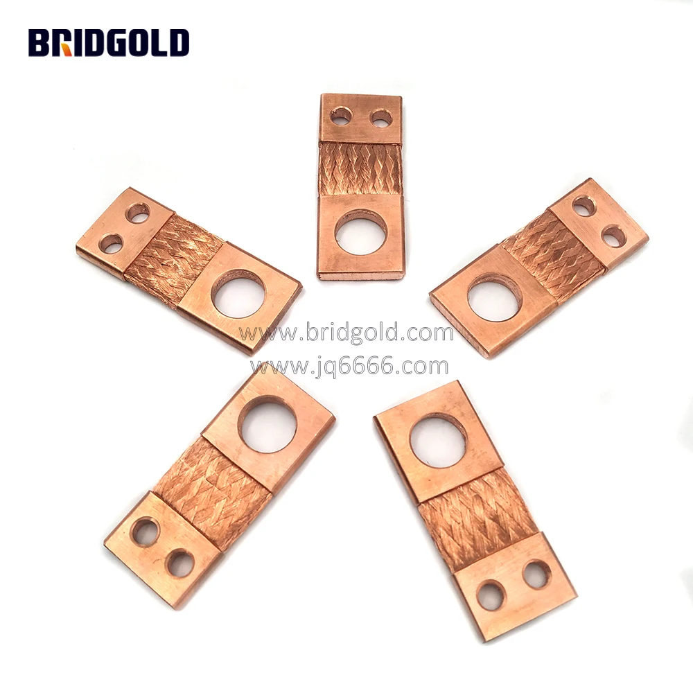 insulated flat copper braid ground strap copper flexible braided ...