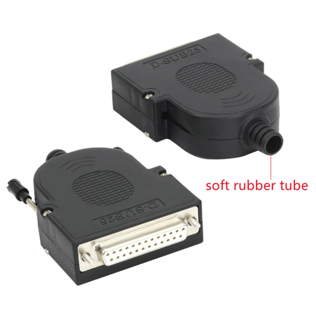 Pcb Board D-sub 25pin Connector Plastic Shell Db25 Solderless Connector ...