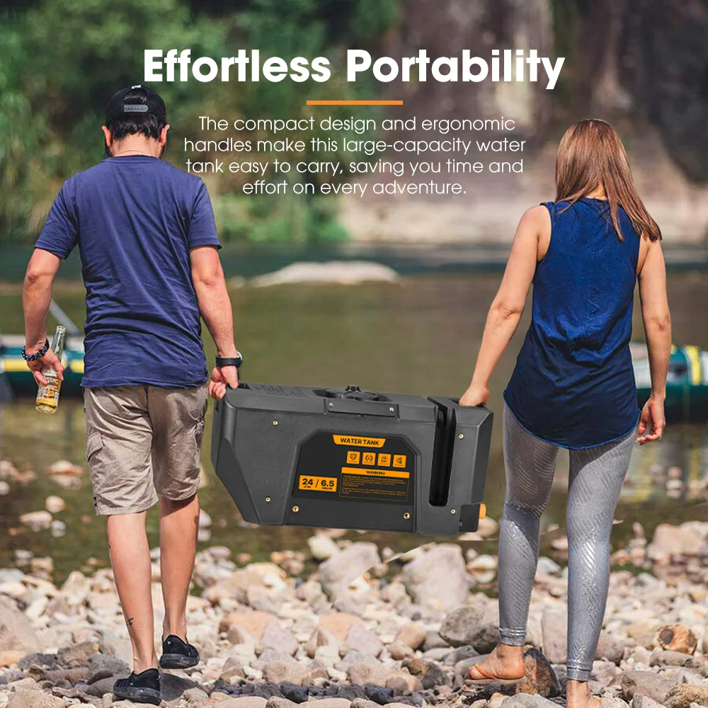Quick Charge Pressurized Portable Water Tank 24L Battery Powered ...