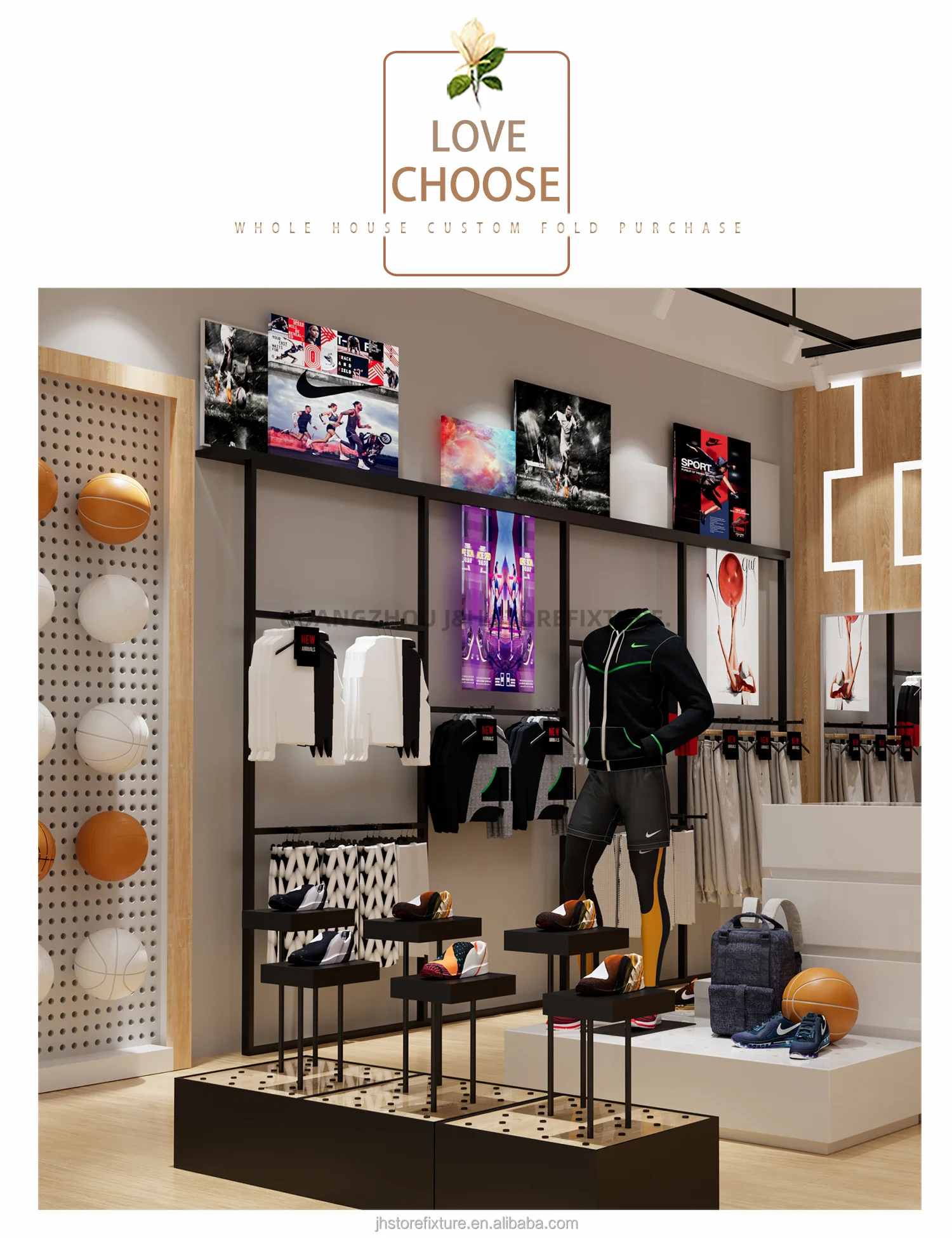Wall Mounted Retail Clothing Display - Enhance Your Store