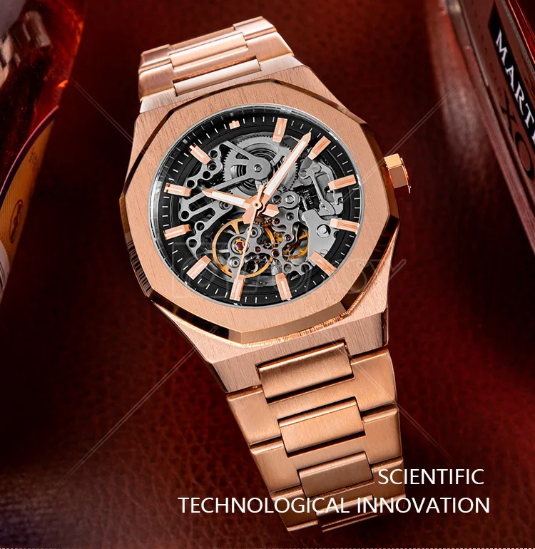 Foksy Men's Automatic Stainless Steel Watch - Stylish & Water Resistant ...