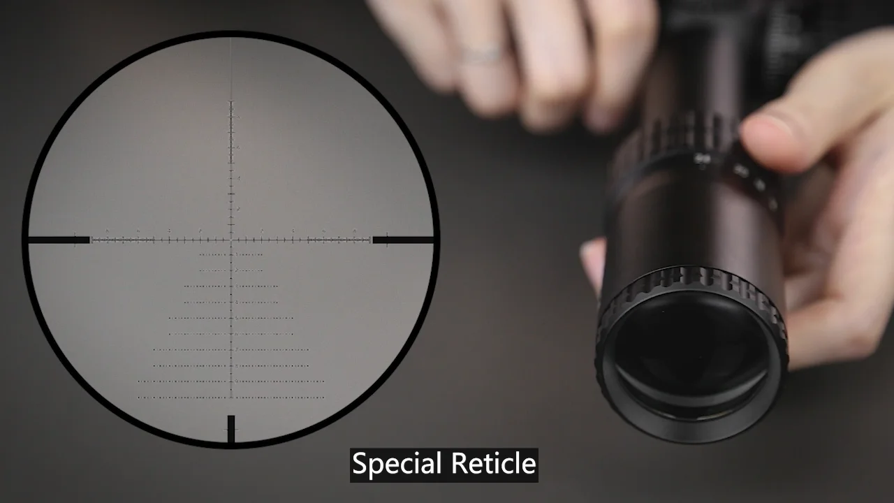 6-24x50 Ffp Fmc One Tube Oem Logo Customized Shockproof Waterproof Optics Scope For Hunting ...