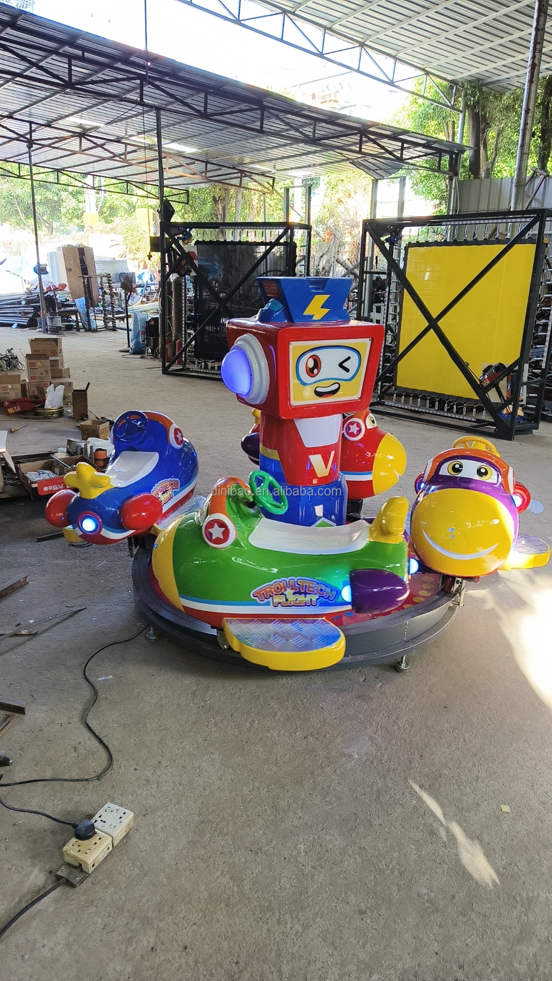 Dinibao Hot Sale Three Seats Electric Mini Kids Mechanical Ride ...