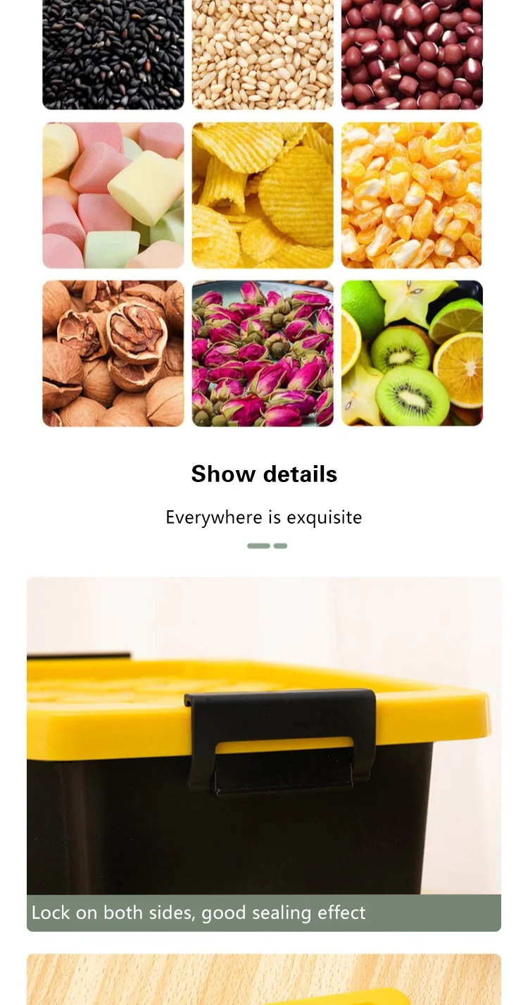 Heavy Duty Containers Big Plastic Storage Box With Lid 60l - Buy Garden ...