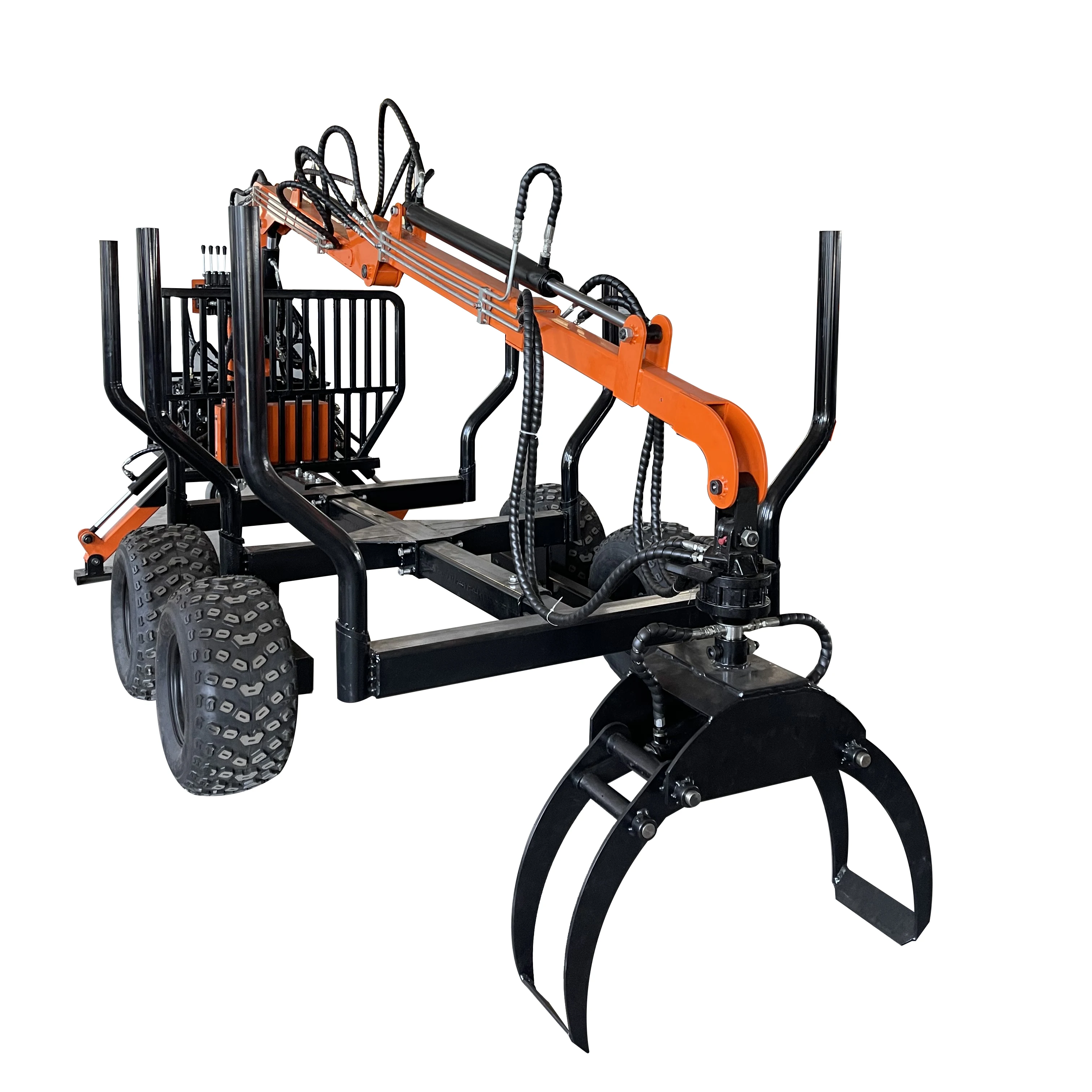 Wood Band Saw Mill Log Crane Grapple Log Tipper With Crane Wood Cranes ...